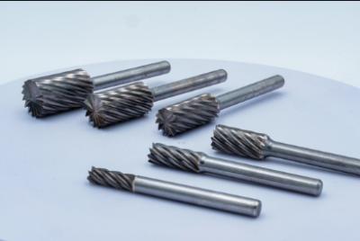 China 6mm 10mm Shank Carbide Burr Bits A Shape Rotary Tools with 90 HRA Hardness for Metalworking for sale