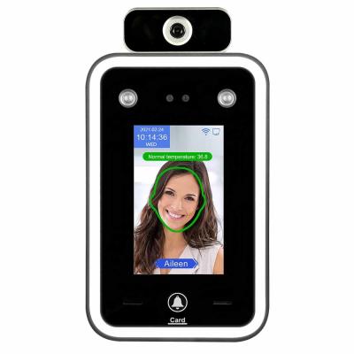 China WiFi Face Recognition Temperature Scanner Access Control 4.3 Inch Touch Screen 0.2s Recognition for sale