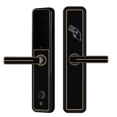China Smart Swipe RFID Card Hotel Door Lock Aluminium Alloy 75x365x19mm DC4.5V-6.5V for sale