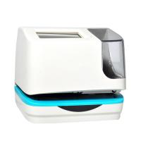 China White Digital Time Recorder Touch Screen 5 Lines Electronic Date Time Stamp Machine 110-220V for sale