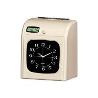 China LCD Electronic Employee Attendance Time Recorder Desktop Punch Card Machine 6 Column 9 Dot Matrix for sale