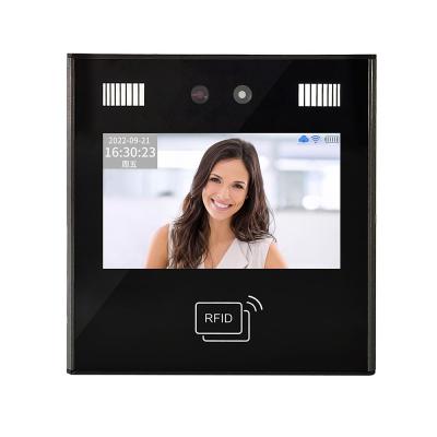 China WiFi Cloud Face Recognition Time Attendance Access Control with 5000 Face Capacity and Backup Battery for sale