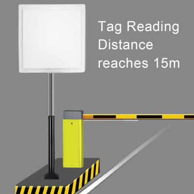 China 15m UHF RFID Integrated Reader Gate RS232 RS485 WG26 WG34 Relay 865-928MHz for sale