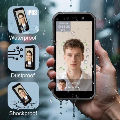 China 5.5 Inch Touch Screen Face Recognition Time Attendance Terminal 5000 Face Capacity 0.3s Fast Recognition for sale