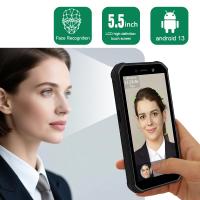 China 4G Portable Outdoor Android Facial Recognition Time Attendance Machine with 8 Inch Screen for sale