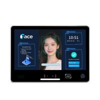 China 15.6 Inch Android Face Recognition Access Control Panel Dual Camera Liveness Fingerprint RFID QR Smart Cabinet Attendance for sale