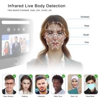 China Cloud Based Face Recognition Attendance Machine with 4G SIM and Backup Battery for sale