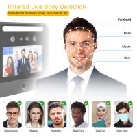 China Biometric Face Recognition Time Attendance Machine with Employee Clock In Out Notification Access Control for sale