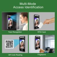 China Biometric Palm Vein Face Fingerprint Time Attendance Clock System 10000 Capacity 5 Inch Touch Screen for sale