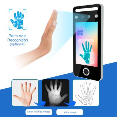 China 5 Inch Touch Screen Multi Mode Professional Face Fingerprint RFID Access Control Machine With RS485 for sale
