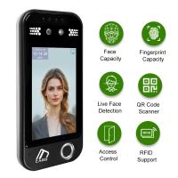 China 5-Inch Waterproof WiFi TCP/IP Biometric Attendance Machine Facial Recognition Access Control Time Recording Free SDK for sale