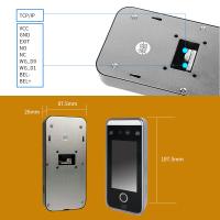 China AI Face Fingerprint Time Attendance Access Control 4.3 Inch RFID QR Password Multiple Authentication for sale