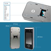 China AI Dynamic Face Recognition Access Control Attendance Machine Fingerprint Password Card Door Lock Security System for sale