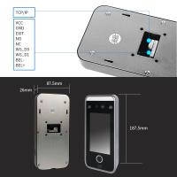 China Intelligent Biometric Access Control and Time Attendance Terminal with Touch Screen and Dual Camera for sale