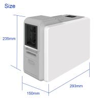 China Dual-Sided Printing Card Printer with Thermal Dye-Sublimation and 300DPI Resolution for PVC ID Card Printing for sale