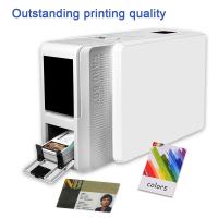 China Dual-Sided Printing Card Printer with Thermal Dye-Sublimation and 300DPI Resolution for PVC ID Card Printing for sale