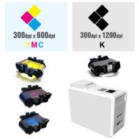 China Dual-Sided Printing Card Printer with Thermal Dye-Sublimation and 300DPI Resolution for PVC ID Card Printing for sale
