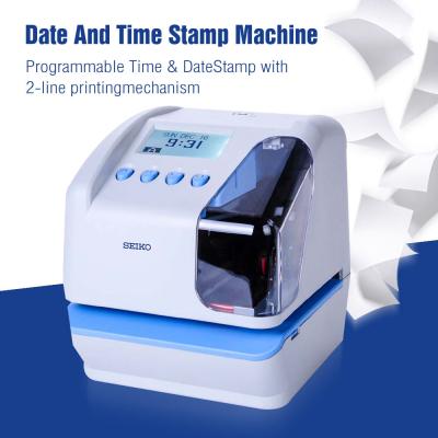 China SEIKO TP-50 Time Stamp Machine Document Time Recorder with USB Communication Memory Back-up During Power Failure and Shifted Time Printing for sale