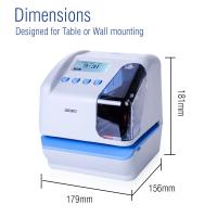 China SEIKO TP-50 Time Stamp Machine Document Time Recorder with USB Communication Memory Back-up During Power Failure and Shifted Time Printing for sale
