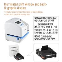 China USB Flash Disk Time Stamp Attendance Machine Multi-language Punch Card Clock with 2 Line Printing for sale