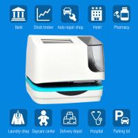 China Date Time Stamp Machine Punch Attendance Recorder Dual Color Black Red Dot Matrix Printing WiFi Touch Screen Security Time Clock for sale