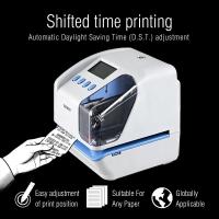 China Numbering Ticket Date Time Stamp Machine Job Costing Punch Clock Attendance Recorder 9 Pin Dot Matrix USB Data Export for sale