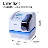 China Numbering Ticket Date Time Stamp Machine Job Costing Punch Clock Attendance Recorder 9 Pin Dot Matrix USB Data Export for sale