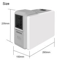 China PVC ID Card Printer Dye Sublimation Direct to Card YMCK 300dpi Edge to Edge Badge Employee Membership Card Printing Machine for sale