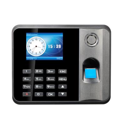 China 2.8 Inch Color Screen Fingerprint Attendance Machine 1000 Capacity Biometric Time Recorder for sale