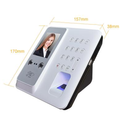 China Cloud Biometric DC 9V Face Recognition Attendance Machine 1000 Face Capacity for sale