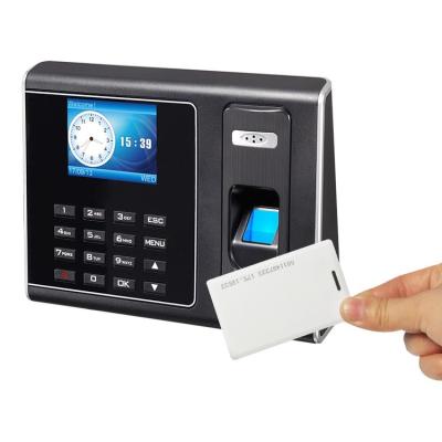 China Employees Punch Desktop Biometric Fingerprint Time Clock for sale