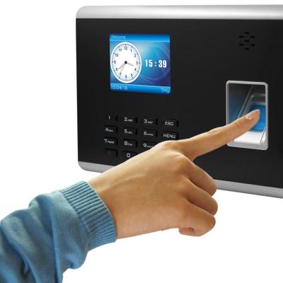 China Office Employee Keypad 9V Fingerprint Attendance Machine for sale
