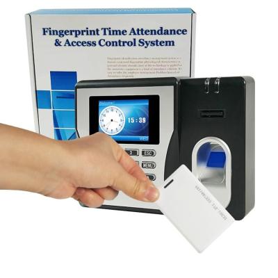 China 125KHz Fingerprint Time Attendance System 3000 Capacity 200000 Records Wall Mounted for sale