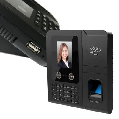 China 2.8 inch TFT Color LCD Face Recognition Attendance Machine for sale