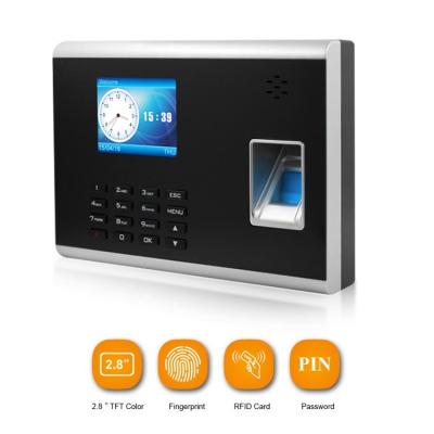 China Cloud Wiegand Password LCD Fingerprint Attendance Machine for sale