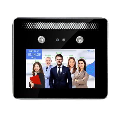 China 0.2s Multi Face Recognition Time Attendance System 5 Inch Touch Screen 5000 Face Capacity for sale