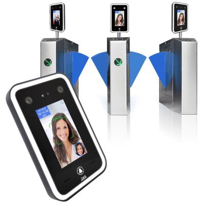 China Wide Dynamic Face Recognition Fingerprint Time Attendance Terminal Free SDK for sale