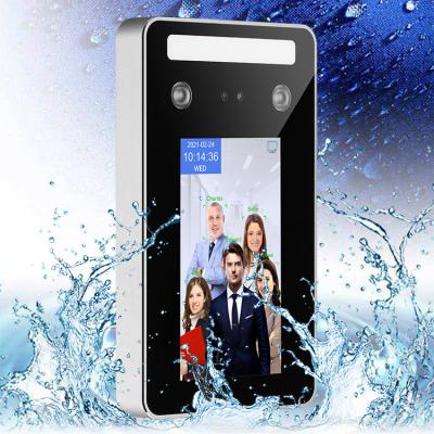 China Outdoor IP65 Face Recognition Attendance Machine 5 Inch HD Screen 5000 Face Capacity for sale