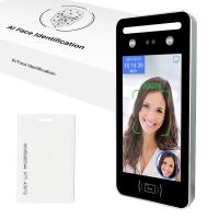 China Linux Face Recognition Biometric Access Control Machine 8 Inch Touch Screen 50000 Face Capacity for sale