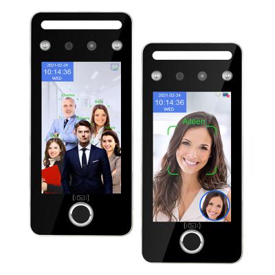 China WiFi HD 720P Biometric Time Attendance System Face Recognition Machines for sale
