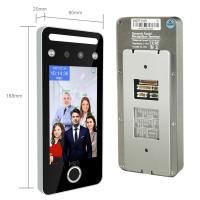 China WiFi HD 720P Biometric Time Attendance System Face Recognition Machine 5 Inch Touch Screen 5000 Face Capacity for sale