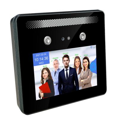 China 5.0 Inch Face Recognition Attendance Machine WDR Dynamic NPU 5000 Face Capacity 0.2s Recognition for sale