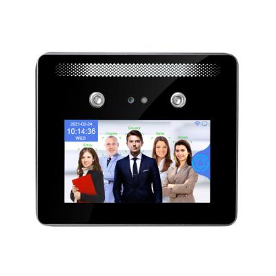 China TIMMY 5 Inch AI Face Recognition Biometric Time Attendance with WDR Dual Camera 5000 Face Capacity for sale