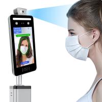 China 8 Inch Face Recognition Access Control Device with Temperature Detection QR Code WiFi 50000 Face Capacity for sale