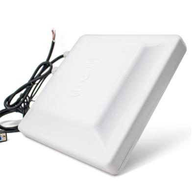 China Waterproof Integrated UHF RFID Reader 8 Meter Reading Distance 7dbi Antenna for sale