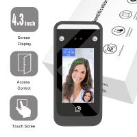China 3m Wiegand 34 Face Recognition Access Control Terminal with 4.3-Inch IPS Screen for sale