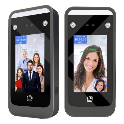 China DC12V Face Recognition Attendance Machine AI06 4.3 Inch IPS Screen 5000 Face Capacity for sale