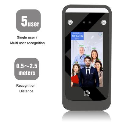 China Linux 3.10 4.3 Inch Face Biometrics Attendance System AI Access Control for sale