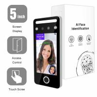 China TIMMY WiFi Dynamic Facial Recognition Access Control System 5 Inch Touch Screen 0.5-2.5m for sale