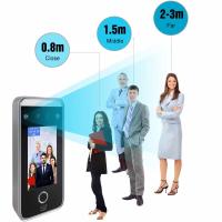 China 4.3 Inch IPS Touch Screen Face Recognition Attendance System 5000 Face Capacity 0.2s Recognition for sale